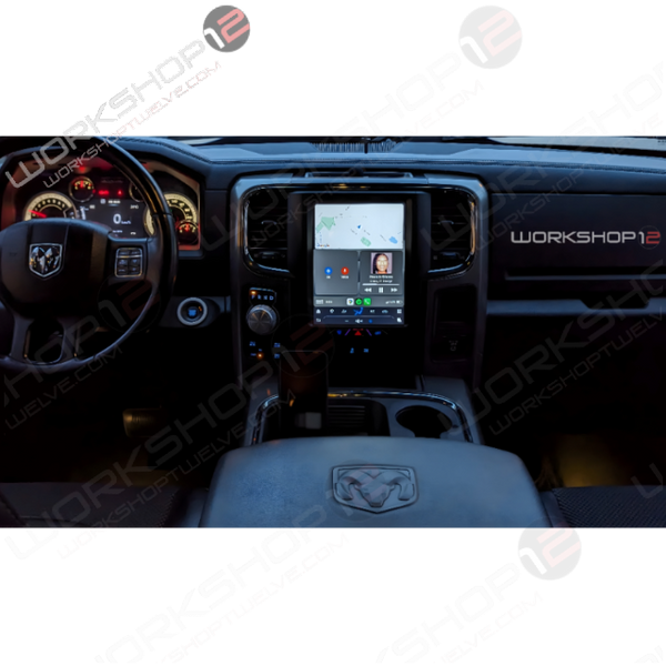 Dodge RAM 2014-2023 Workshop 12 Tesla-Style Screen