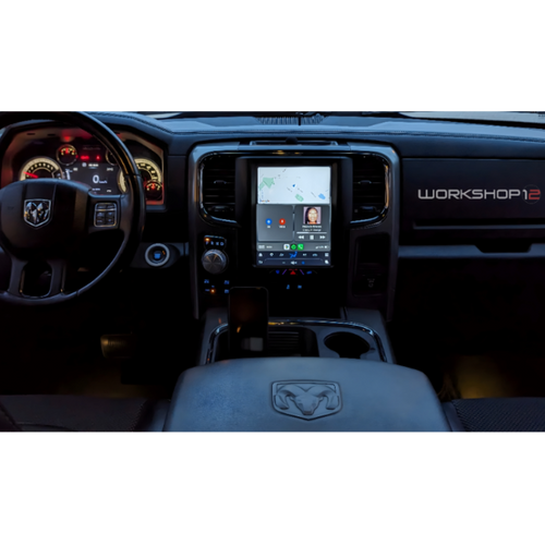 Dodge RAM 2014-2023 Workshop 12 Tesla-Style Screen