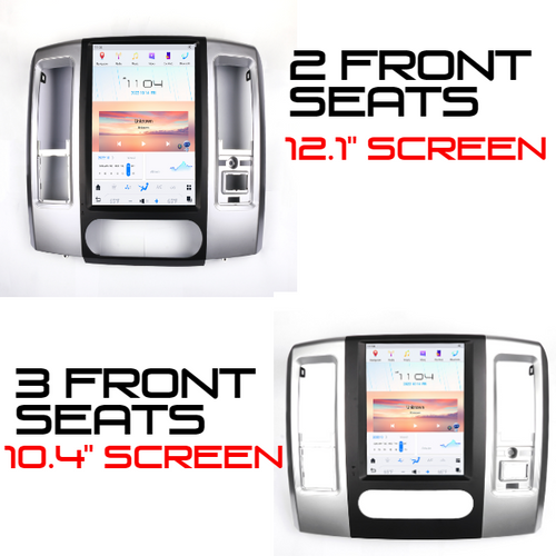 Dodge RAM 2009-2012 Workshop 12 Tesla-Style Screen