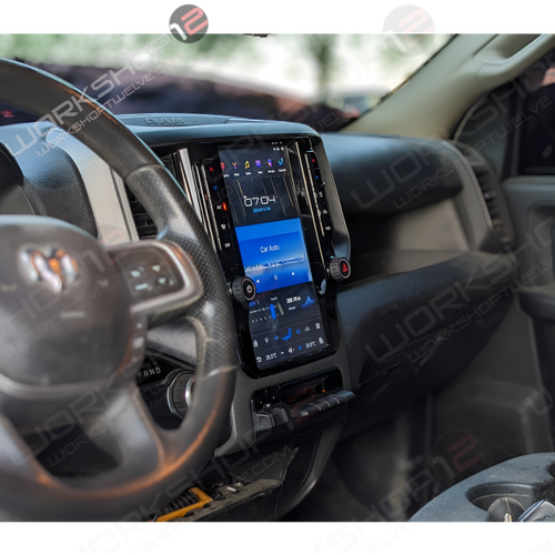 Dodge RAM 2014-2023 Workshop 12 Tesla-Style Screen