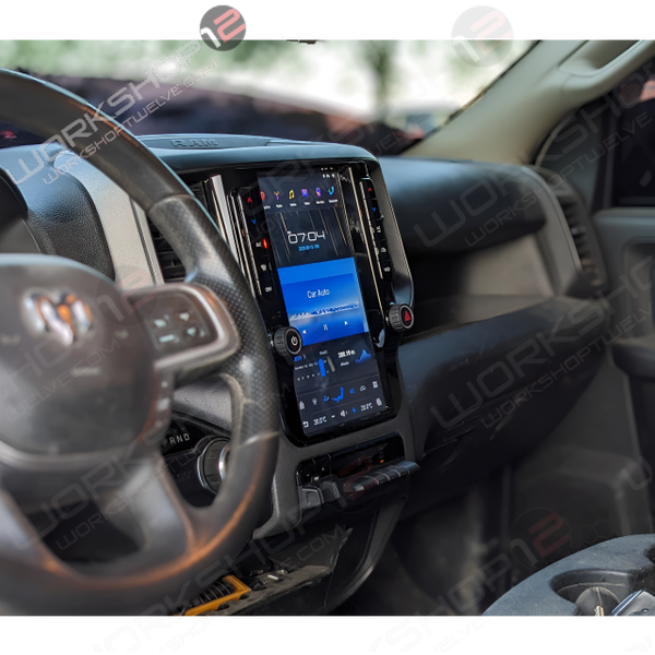 Dodge RAM 2014-2023 Workshop 12 Tesla-Style Screen