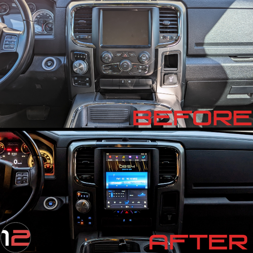 Dodge RAM 2014-2023 Workshop 12 Tesla-Style Screen