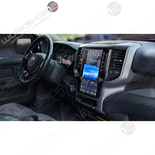 Dodge RAM 2014-2023 Workshop 12 Tesla-Style Screen